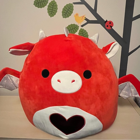 Squishmallows | Toys | Squishmallow Baiden Red Dragon Valentines Day ...